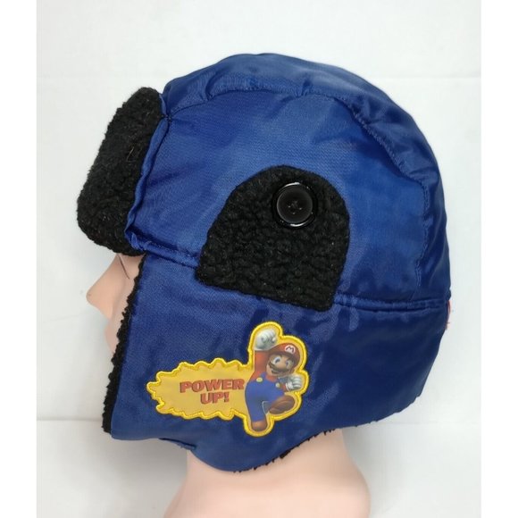Mario | Accessories | Super Mario Power Up Winter Kids Ear Flap Hat 209 ...